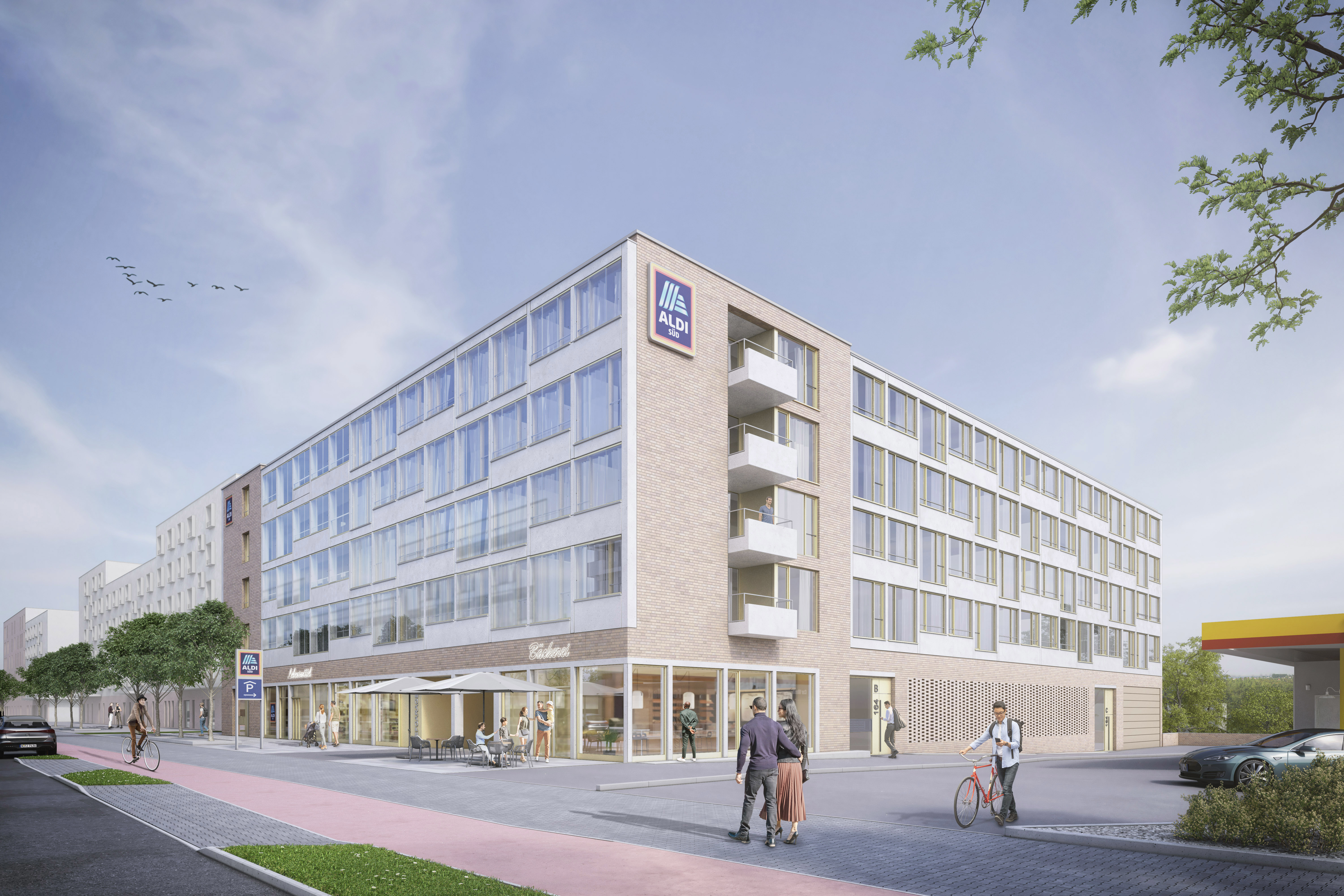 Aldi Süd Sulzbacher Straße Nürnberg I 1.Preis | Baum-Kappler Architekten